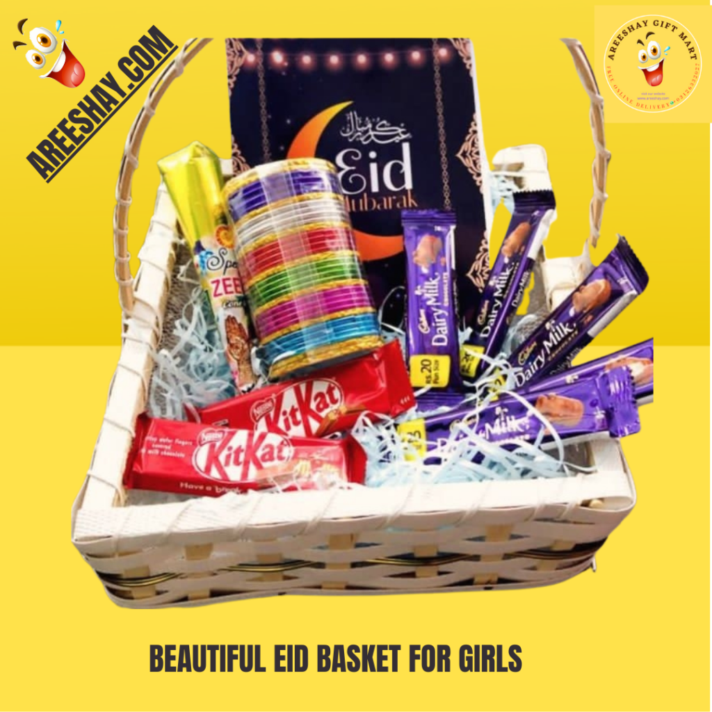 Beautiful Eid Basket For Girls Send Ts To Pakistan Same Day Delivery In Multan Or Lahore